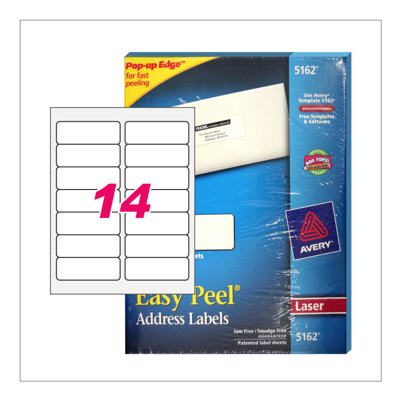 Avery 5162 Free Template